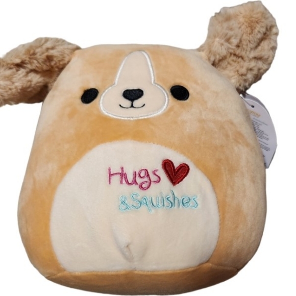 Squishmallows | Toys | Squishmallow Stevon Dog 223 Valentines 8 Inch ...